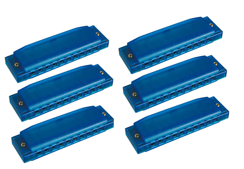 Hohner Happy Color Kids Harp Clearly Colorful Translucent | Reverb