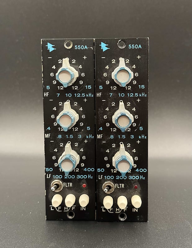 API 550A Vintage EQ Pair | Reverb