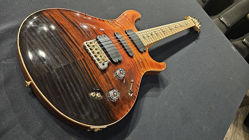 PRS 509 Fire red gray black fade | Reverb