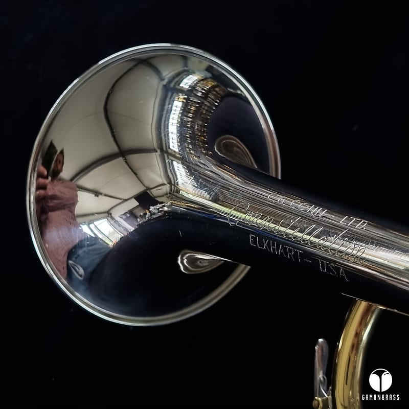 Beautiful C.G.Conn 38B Connstellation Elkhart trumpet case | Reverb