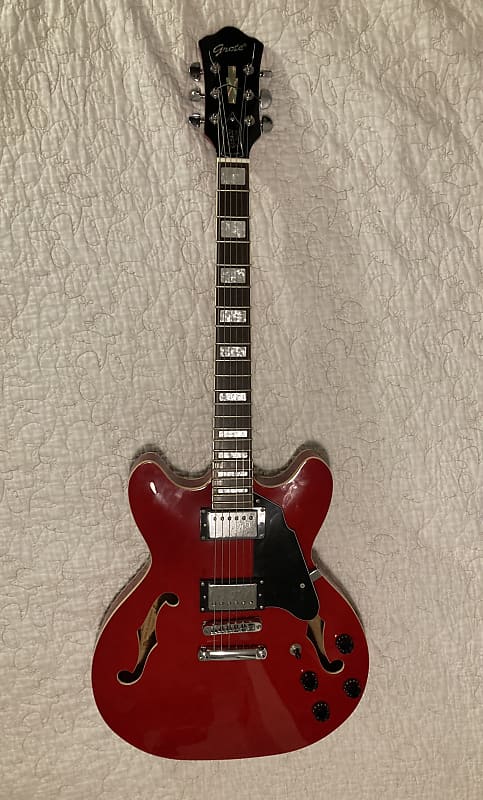 Grote 335 style 2020 Candy Apple Red | Reverb