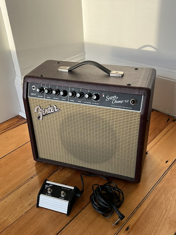 Fender Limited Edition Super Champ X2 "Wine Red" 2-Channel | Reverb
