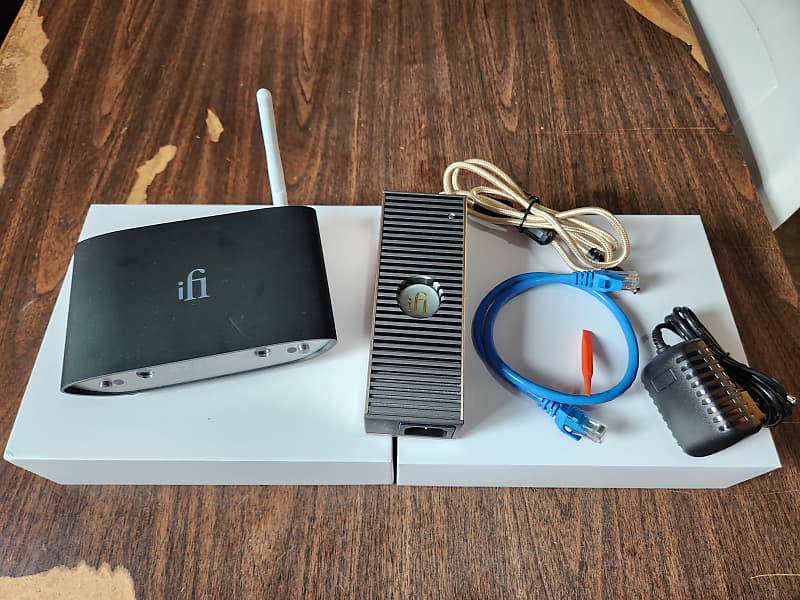 IFi Zen Stream and IFi Linear 12V Power Supply RJ45 Wi-Fi | Reverb