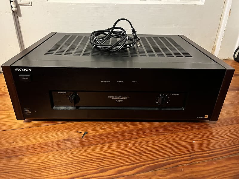 Sony TA-N55ES Power Amplifier w/ wood side panels | Reverb