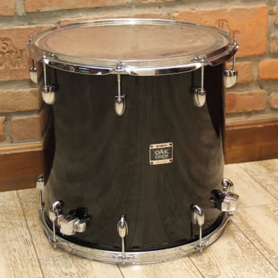 Yamaha Oak Custom 16x16 floor tom Musashi Black | Reverb