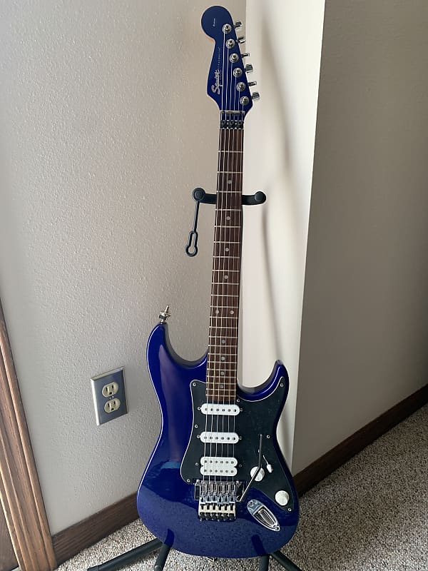 Squier Stagemaster V1 Floyd Rose SSH Cobalt Blue Make Offer! | Reverb