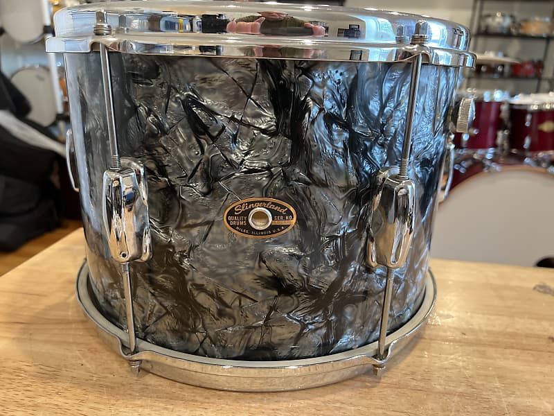 Slingerland 13” rack Tom The early 60s Black Diamond Pearl | Reverb