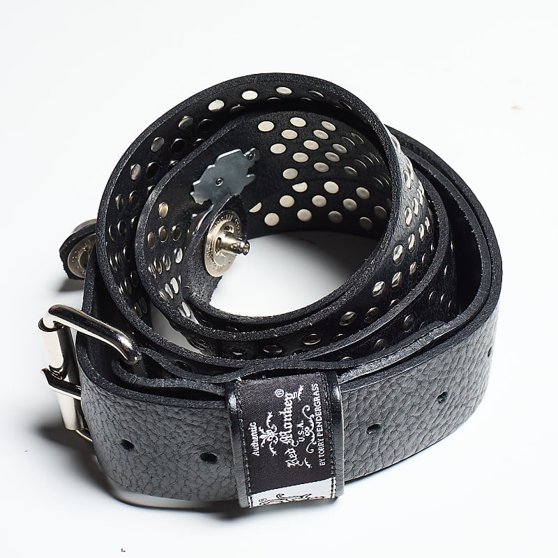 Red Monkey Bootleg Guitar Strap | Reverb