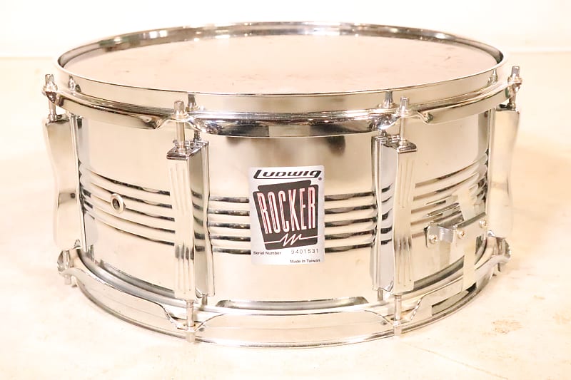 Ludwig Rocker 6.5x14" Chrome Steel Shell Snare Drum | Reverb