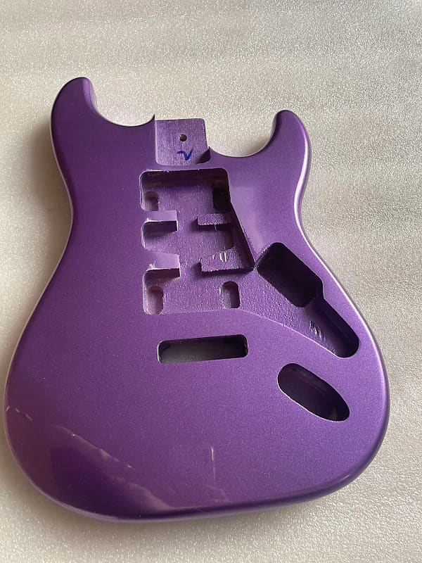 Metallic Purple Guitar Stratocaster Strat Style Body | Reverb