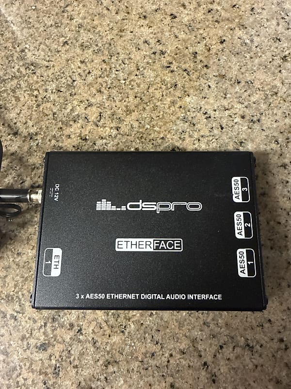 Dspro Etherface 3xAES50 2020s - Black | Reverb