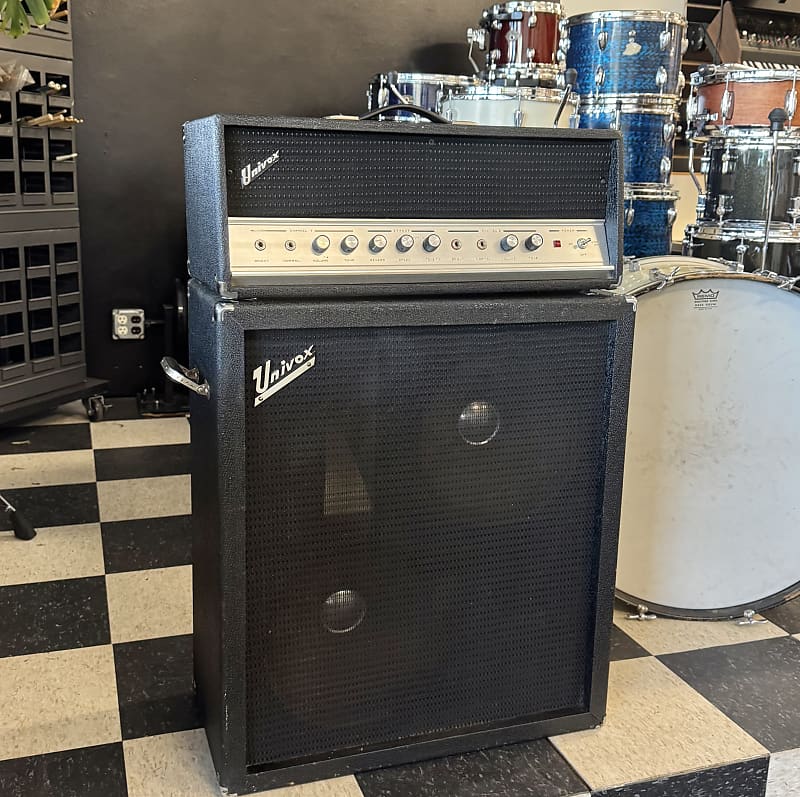 Univox 320 Tube amp head and Cab for guitar Late 1960s | Reverb