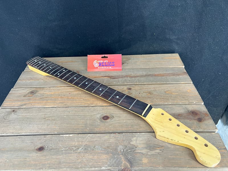 Real Life Relics Maple/Rosewood Strat® Style Neck RLR-SMR #9 | Reverb