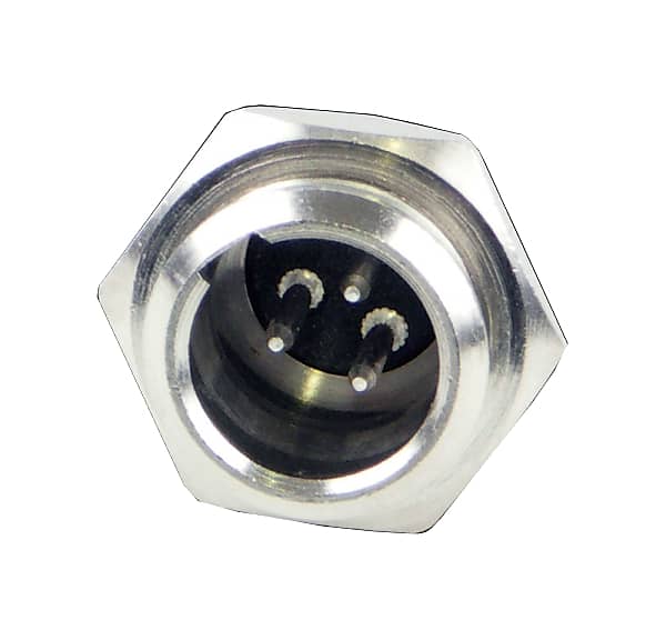 Switchcraft TB3M-RST-AG 3-pin Mini XLRM TB Series Panel Mount | Reverb