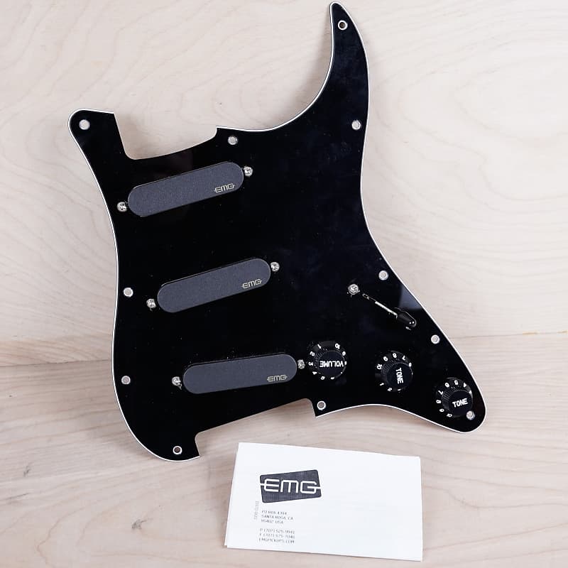 EMG Pro-SA Strat Pickguard Loaded Active Pickups Quick | Reverb
