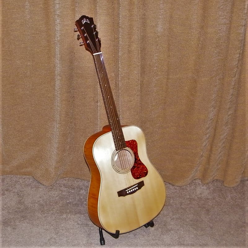 Guild D-240E Flamed Mahogany Dreadnought Acoustic-Electric | Reverb