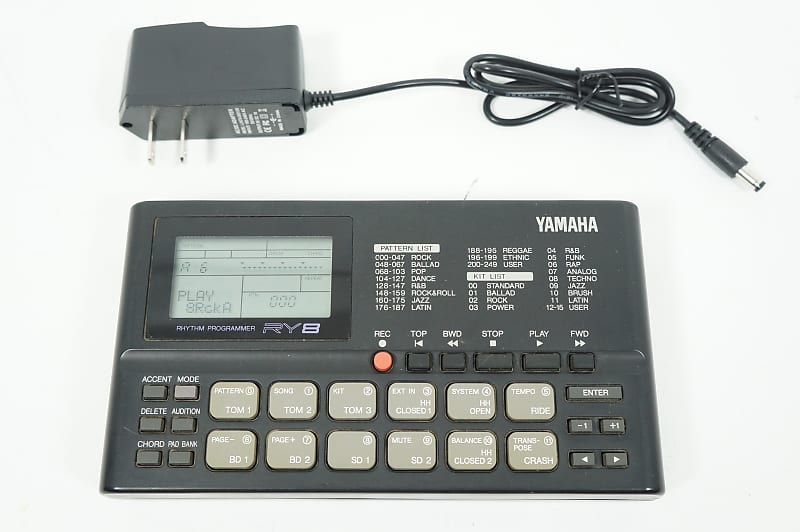 YAMAHA RY8 Rhythm Programmer Drum Machine w/ 100-240V PSU | Reverb