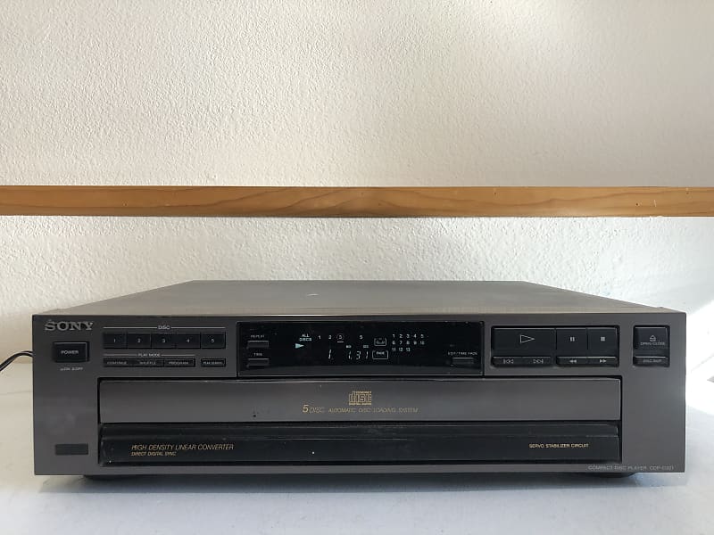 Sony CDP-C321 CD Changer 5 Compact Disc Player HiFi Stereo | Reverb