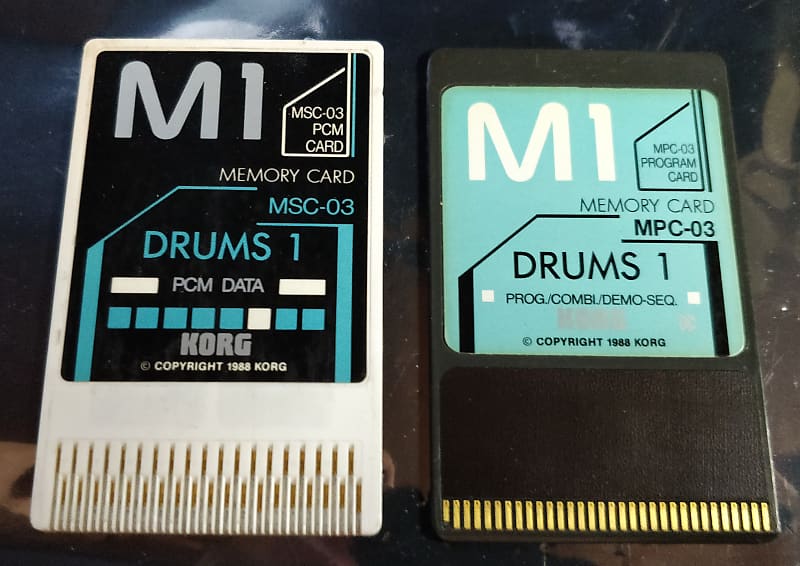 Korg MSC-03 and MPC-03 (for M1) Drums 1 | Reverb