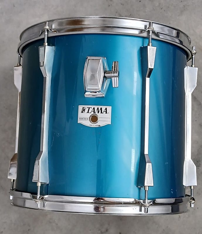 Tama Rockstar Dx Teal Blue 13" Rack Tom Drum, Japan | Reverb