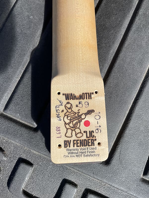 Warmoth 59 Roundback Telecaster Neck 2021 Nitro Satin | Reverb