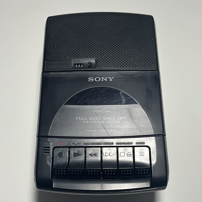 Vintage Sony Cassette Tape Recorder Player Serviced Includes | Reverb