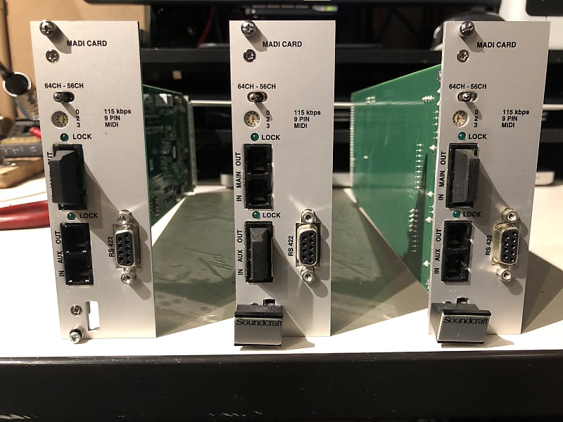 Soundcraft Soundcraft Vi MADI Card 64x64 Optical Fiber #1 | Reverb