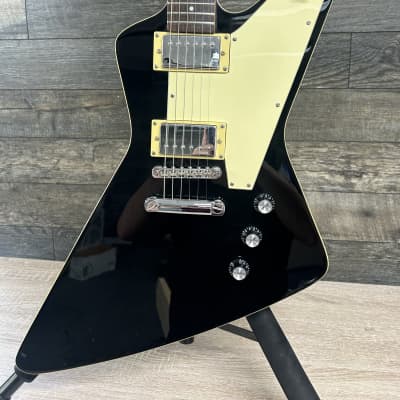 Hamer XT Series Standard Explorer Electric Guitar Gloss Black | Reverb