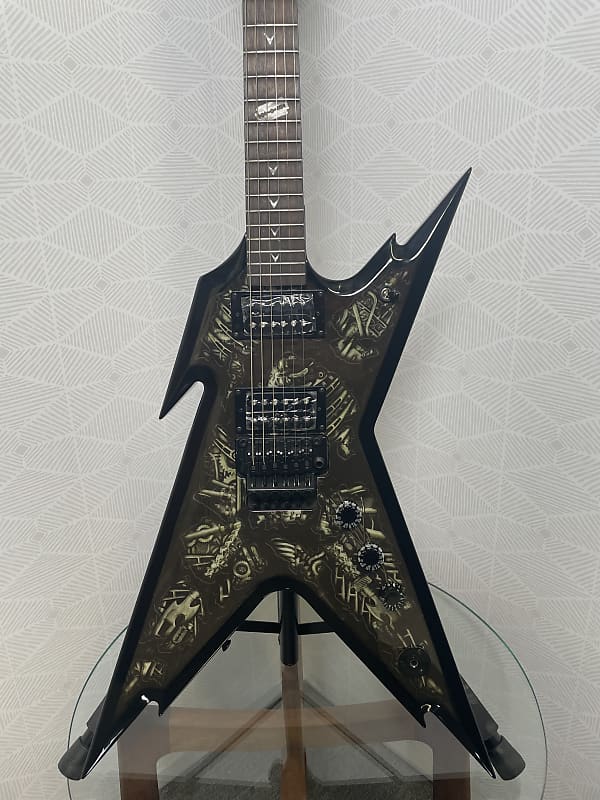 Dean Razorback Dimebag Floyd Bio Mech #50091 w/ Factory Case! | Reverb