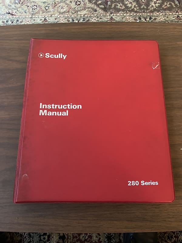 Scully 280 Manual Tape Machine Reel 1/4” 1/2” | Reverb