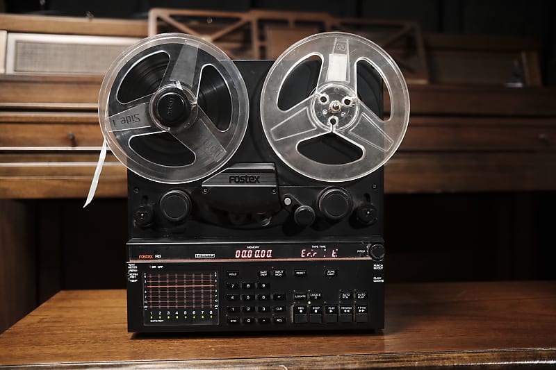 Fostex R8 Reel to Reel Tape Machine - Black | Reverb