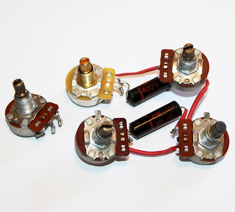 Vintage 1973 Gibson Control Harness Pots Sprague Caps 21st | Reverb