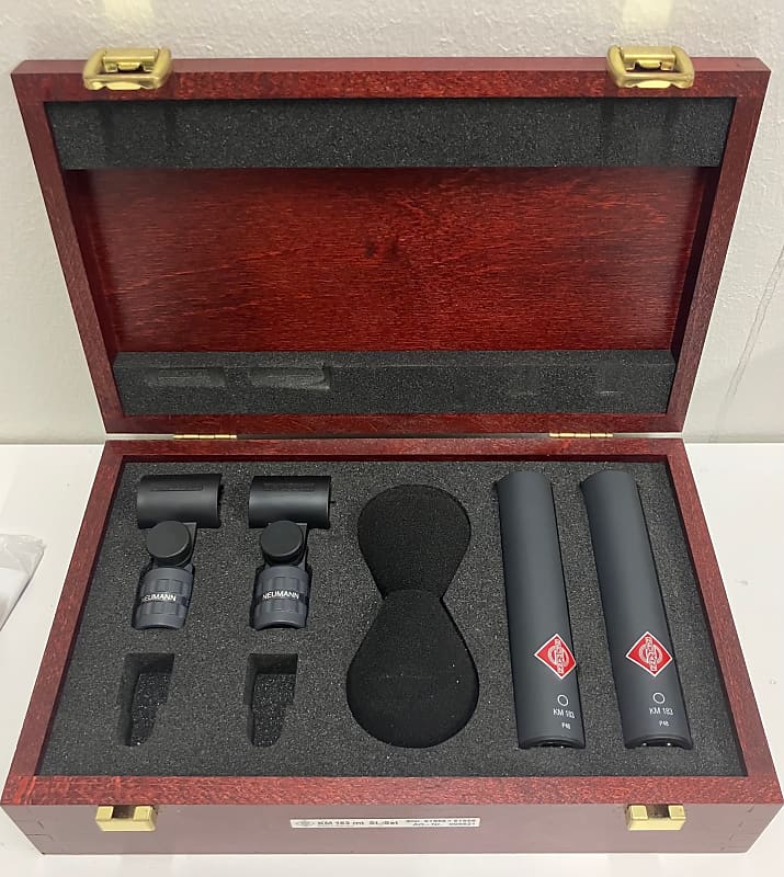 Neumann KM183 Stereo set MT 2013-2015 - Matte black | Reverb
