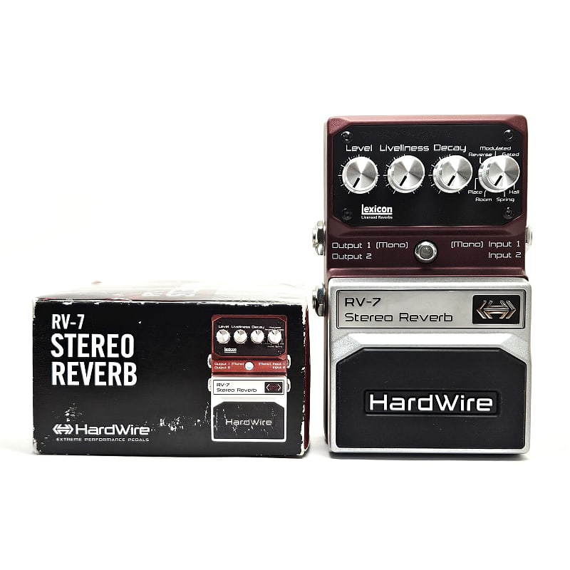 used DigiTech Hardwire RV-7 Stereo Reverb, Mint Condition | Reverb