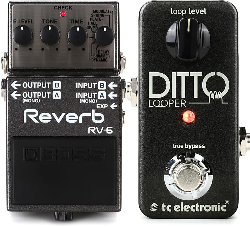 Boss RV-6 Digital Reverb Pedal Bundle with TC Electronic | Reverb