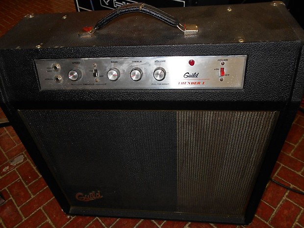 RARE-VINTAGE-GUILD-THUNDER-T-1-TWIN-TUBE-GUITAR-COMBO-AMP-2X1 | Reverb
