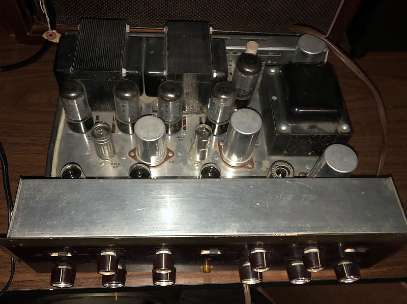 HH Scott H.H. Scott Stereo Tube Integrated Amplifier Model | Reverb