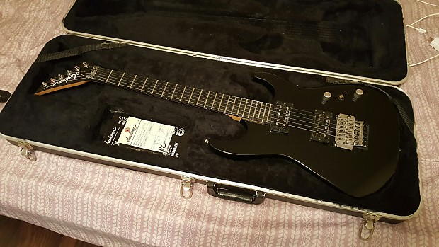 Rare 1996 Jackson USA Dinky Reverse DR2 Black W/ HSC, | Reverb