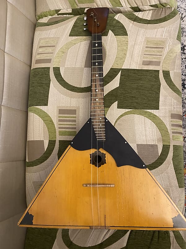 Russian Made Prima 3 String Balalaika with soft case | Reverb