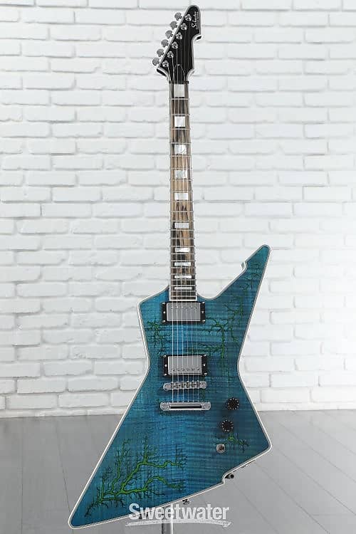 Schecter E-1 Electro Resin Electric Guitar - Yellow Electro | Reverb