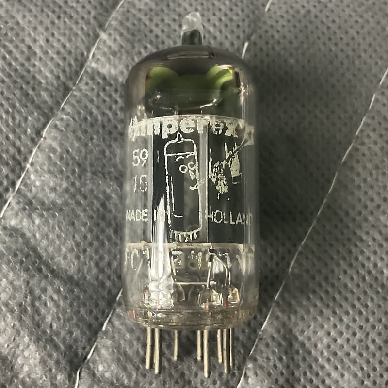 Amperex Bugle Boy 12AX7/ECC83 Long Gray Plate | Reverb