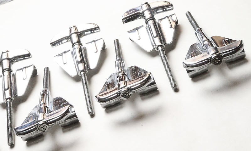 (6) Rogers Bass Drum Tension (Tuning) Rods and Claws / | Reverb