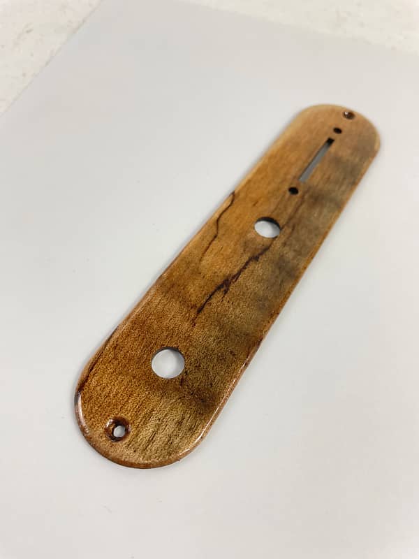 Maple Wood Telecaster Tele Style Guitar Control Plate Panel | Reverb