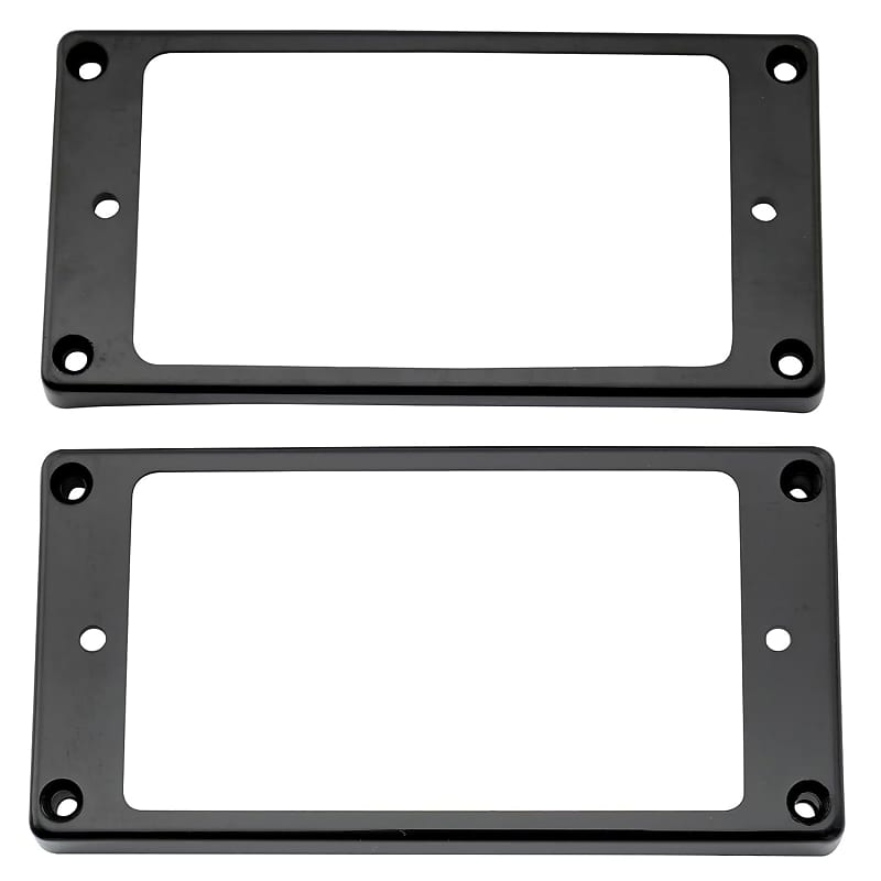 Pro Plastic Curved Bottom Humbucker Pickup Rings Neck Bridge | Reverb