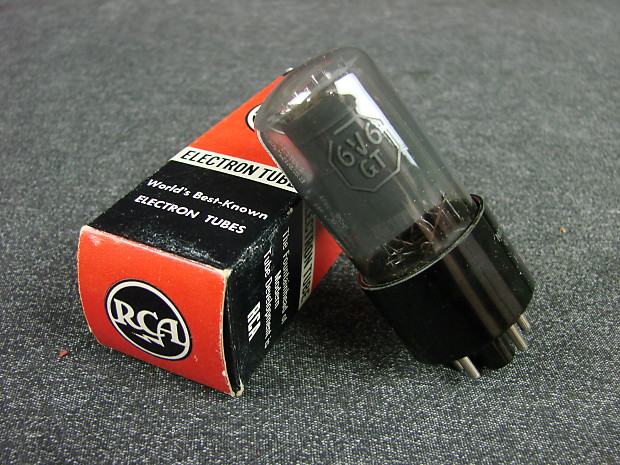 Vintage RCA 6V6 GT Vacuum Power Tube w/ Box | Reverb