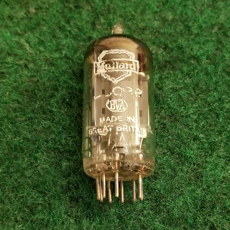 1965 Mullard Shield Logo ECC82/12AU7 Preamp Power Tube | Reverb UK