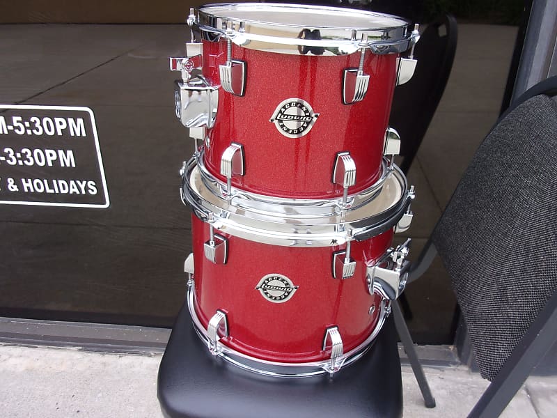 Lot of 2 Ludwig Accent 12" x 9" and 10" x 8" Hanging Rack Tom | Reverb