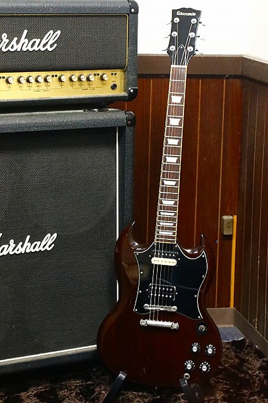 2008 made ESP Edwards E-SG-80D Walnut Duncan SH-1n/SUHR SSH | Reverb