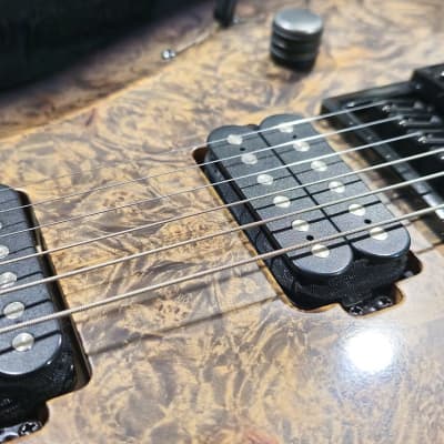 Kiesel AJ6E Andy James Crescent Signature 2021 Burled Maple | Reverb