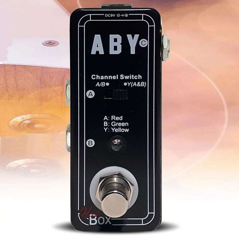 Hot Box ABY-330 Micro A-B-Y channel switch pedal | Reverb